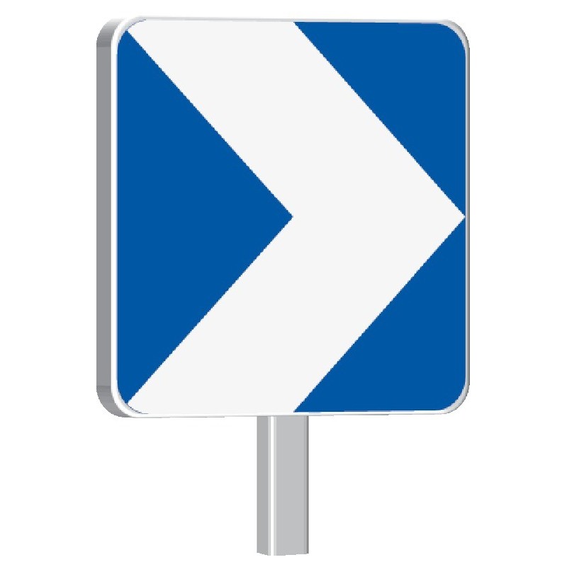 Panneaux permanents pour balise de virage 1 chevron Taliasign J4 classe 2 Panneaux permanents pour balise de virage 1 chevron Taliasign J4 classe 2